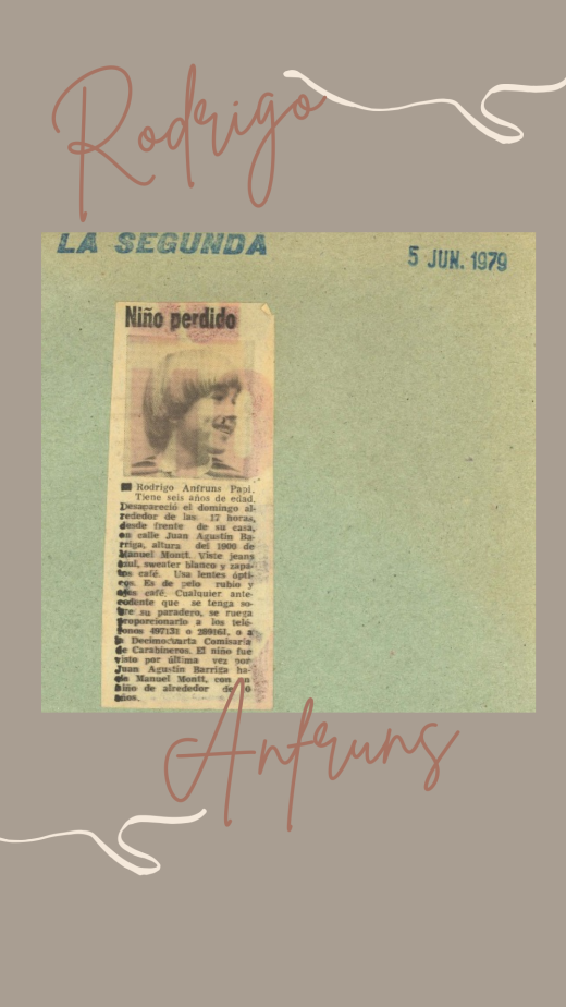Rodrigo Anfruns: Un niño que aún espera que la justicia lo abrace ...